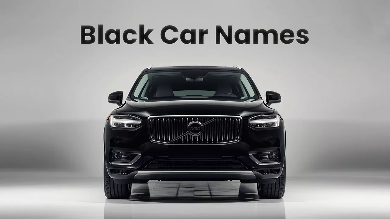Unique and Fresh Black Car Names: A Collection of 100+ Ideas